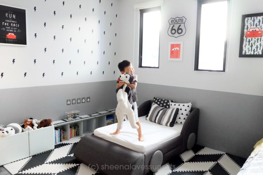 Luke's Lightning McQueen Room | Sheena Loves Sunsets